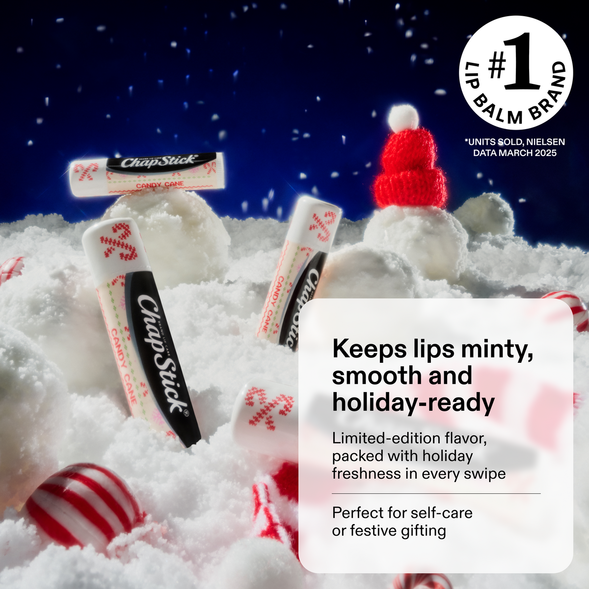ChapStick Candy Cane Lip Balm, Holiday Pack (12 Sticks) – Chapstick SBC